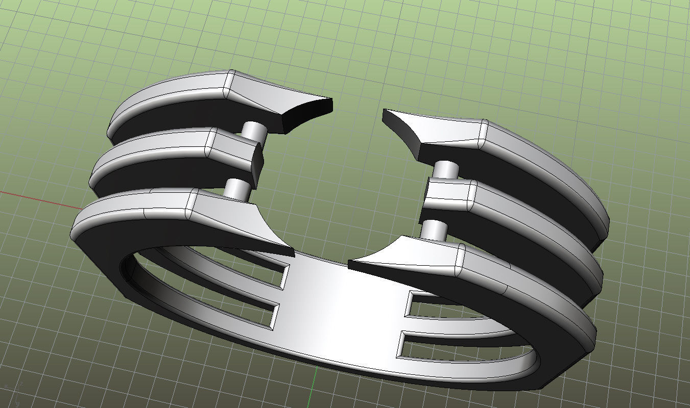 Ring tech 3D Model 3D printable .stl .3dm - CGTrader.com