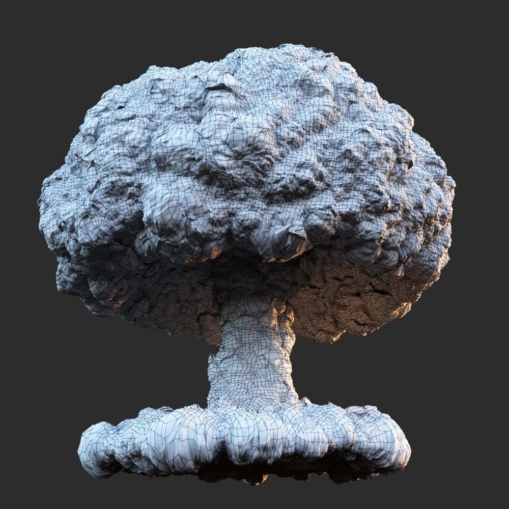 Nuclear Explosion 3D model | CGTrader