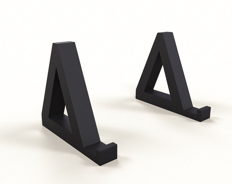 Triangular phone holder free 3D model 3D printable | CGTrader