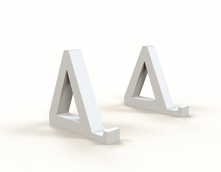 Triangular phone holder free 3D model 3D printable | CGTrader