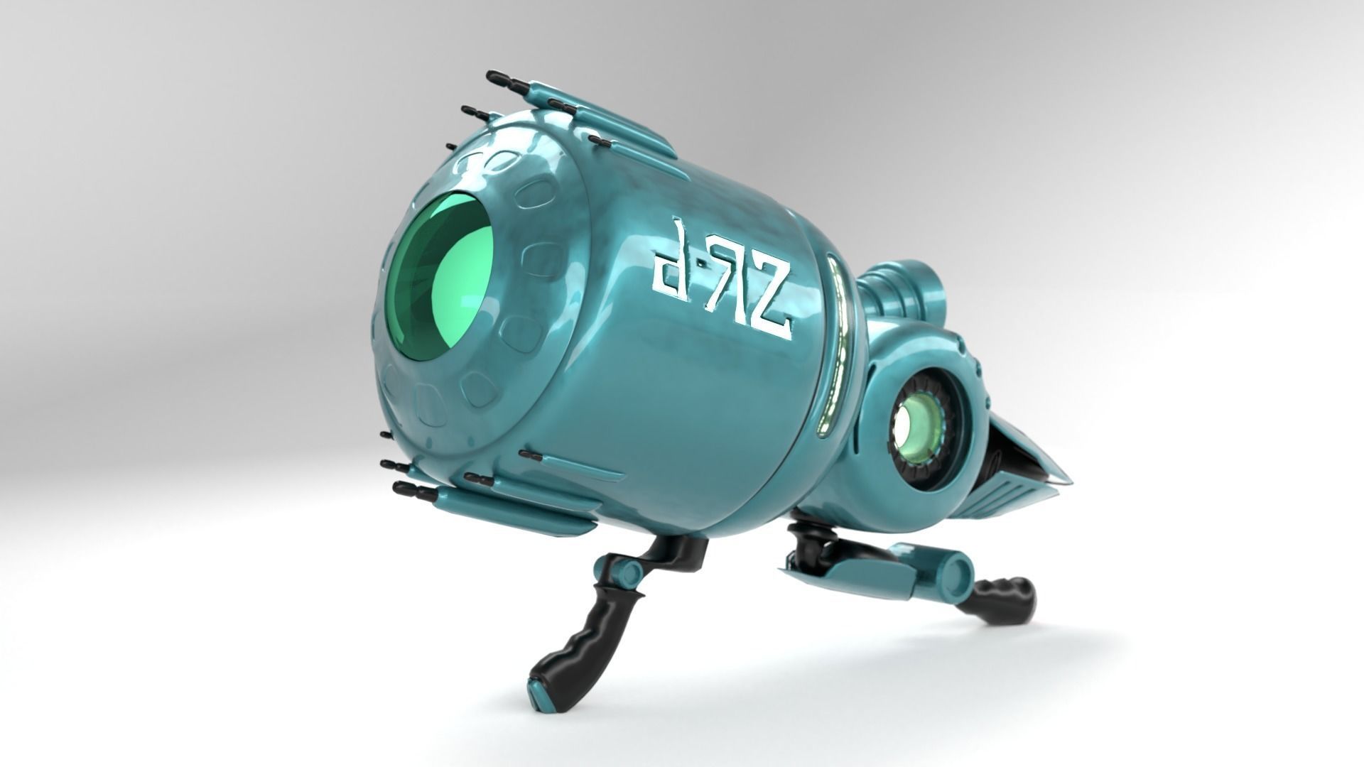 Despicable me shrink ray Gun Vector 3D model | CGTrader