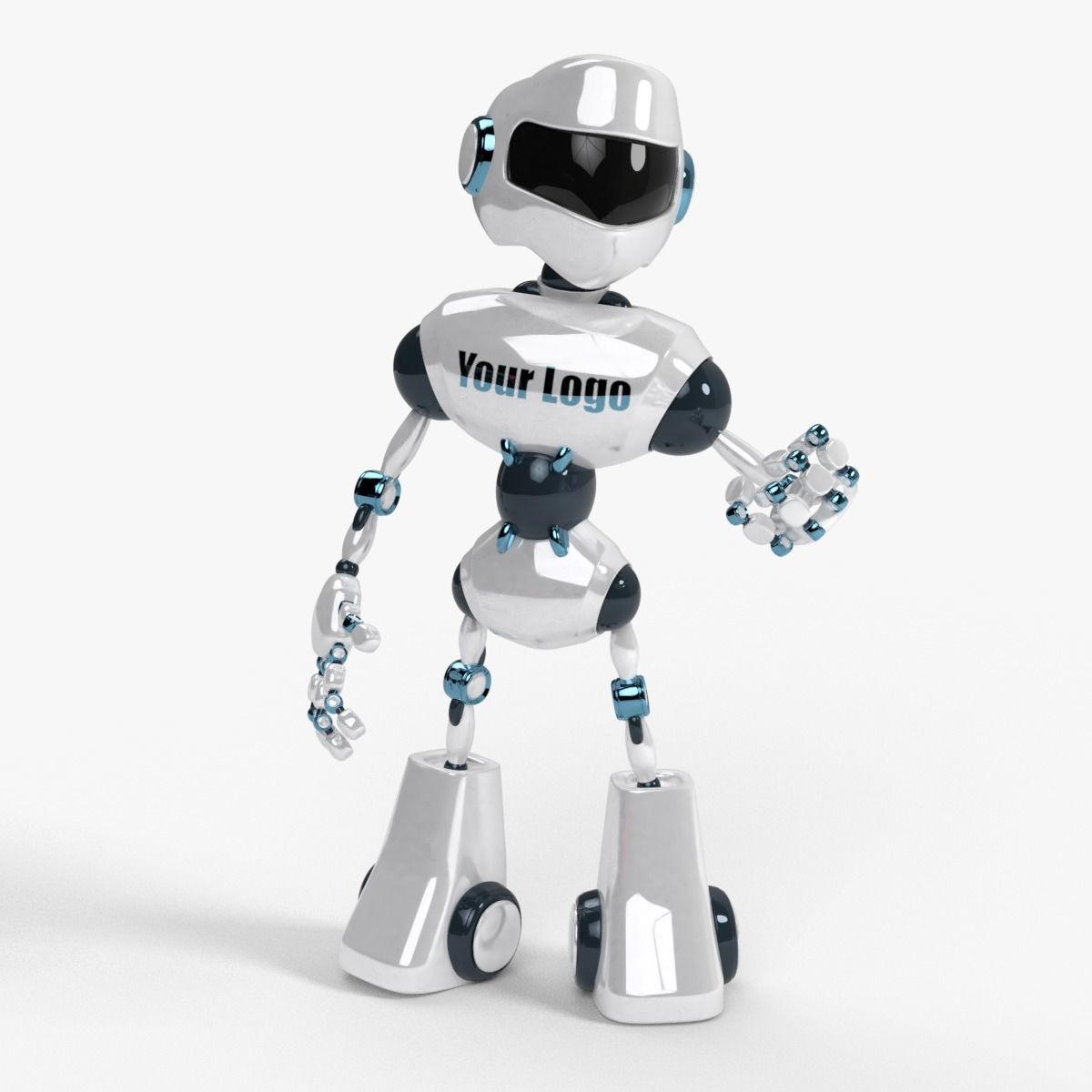 3D model Custom Robot VR / AR / low-poly | CGTrader