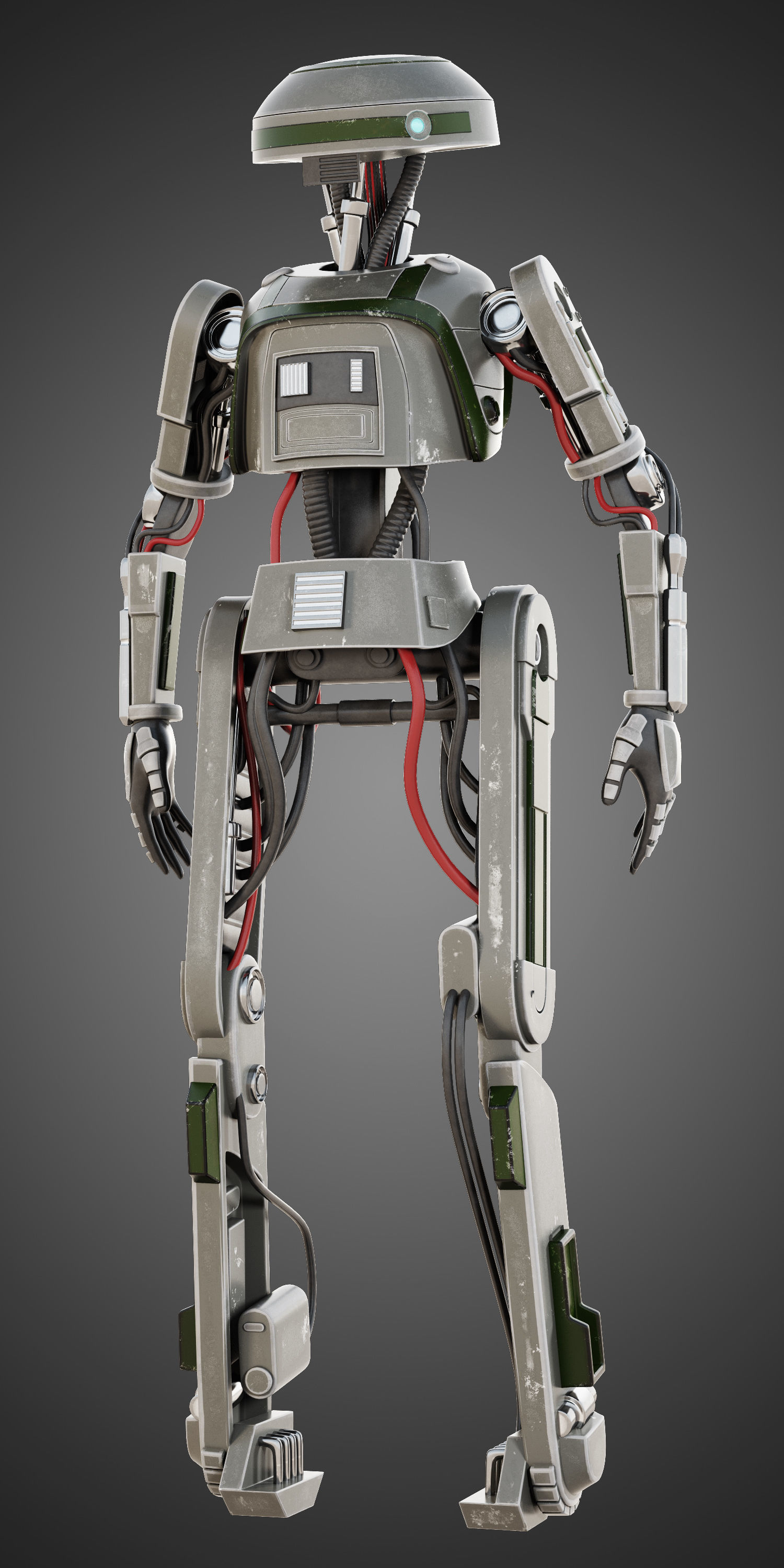 Star Wars L3-37 droid RIGGED 3D model animated rigged | CGTrader