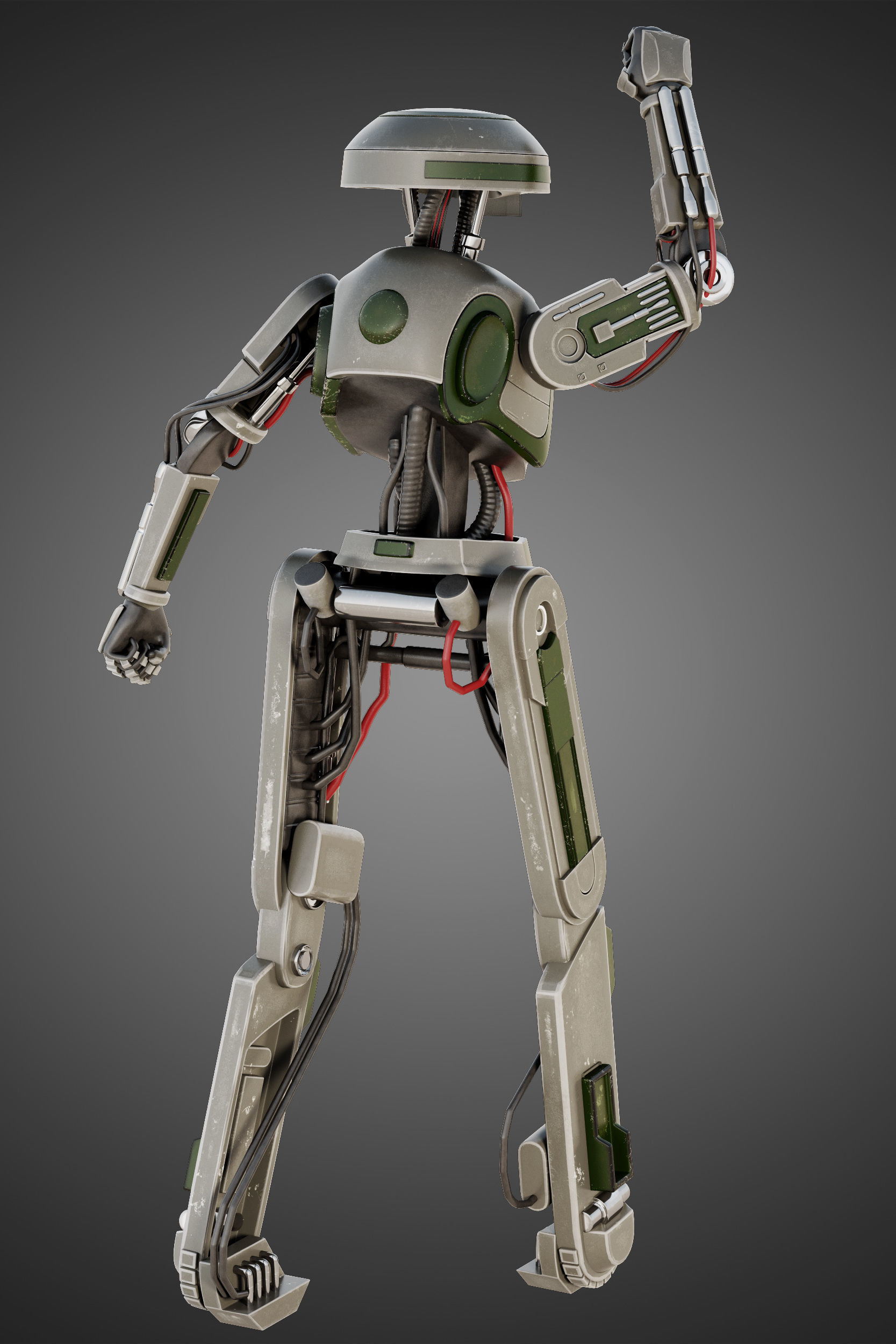 Star Wars L3-37 droid RIGGED 3D model animated rigged | CGTrader