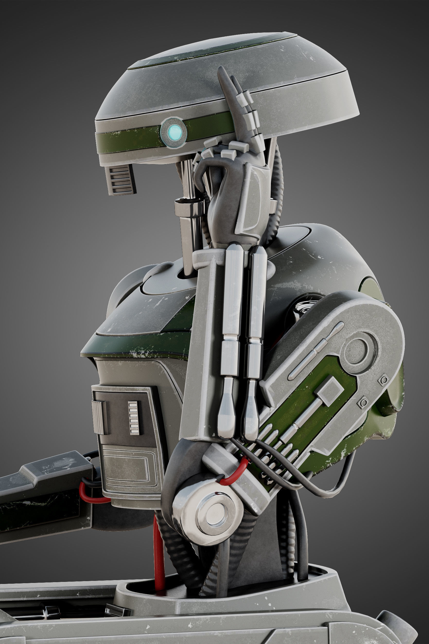 Star Wars L3-37 droid RIGGED 3D model animated rigged | CGTrader