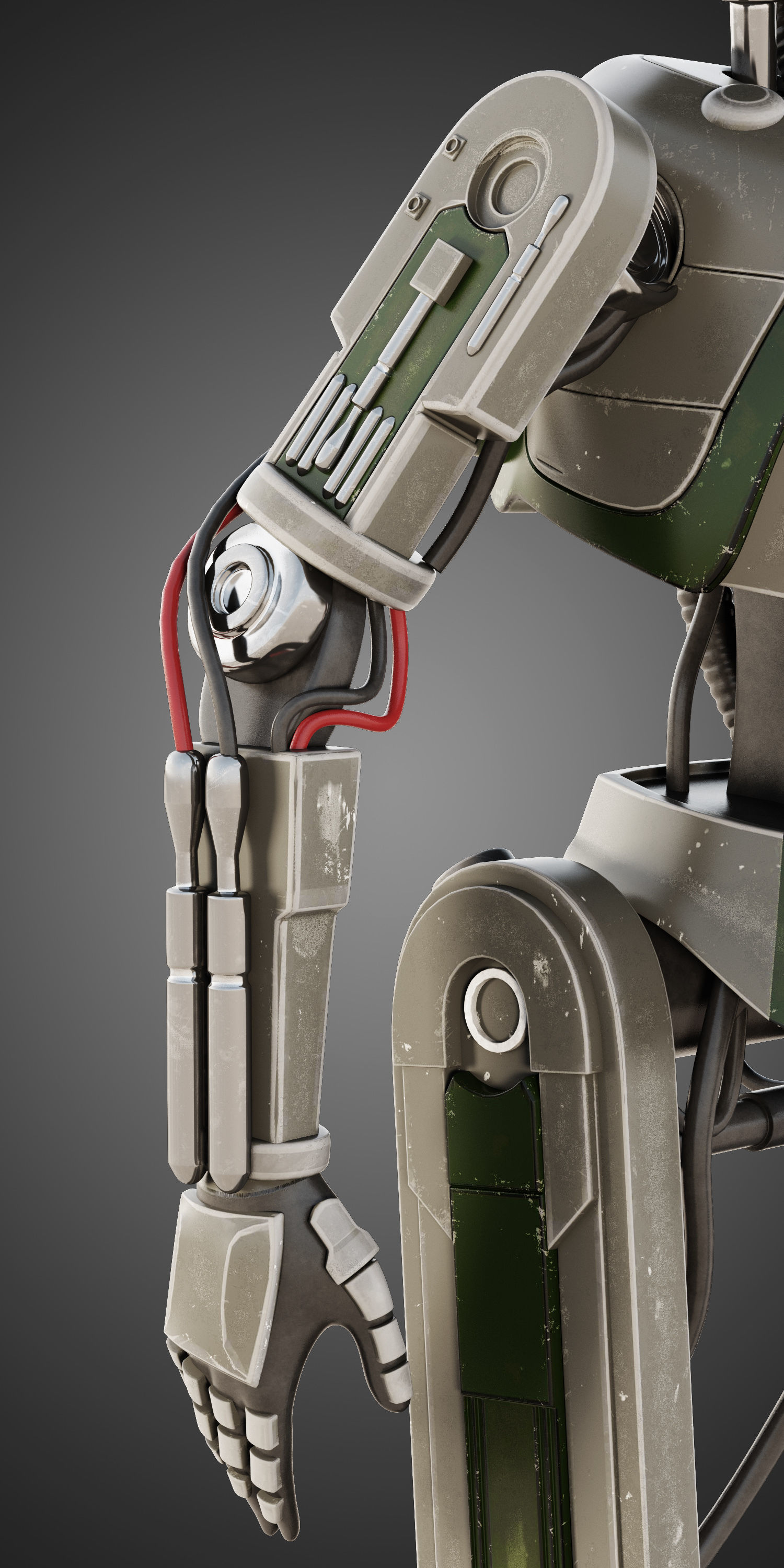 Star Wars L3-37 droid RIGGED 3D model animated rigged | CGTrader