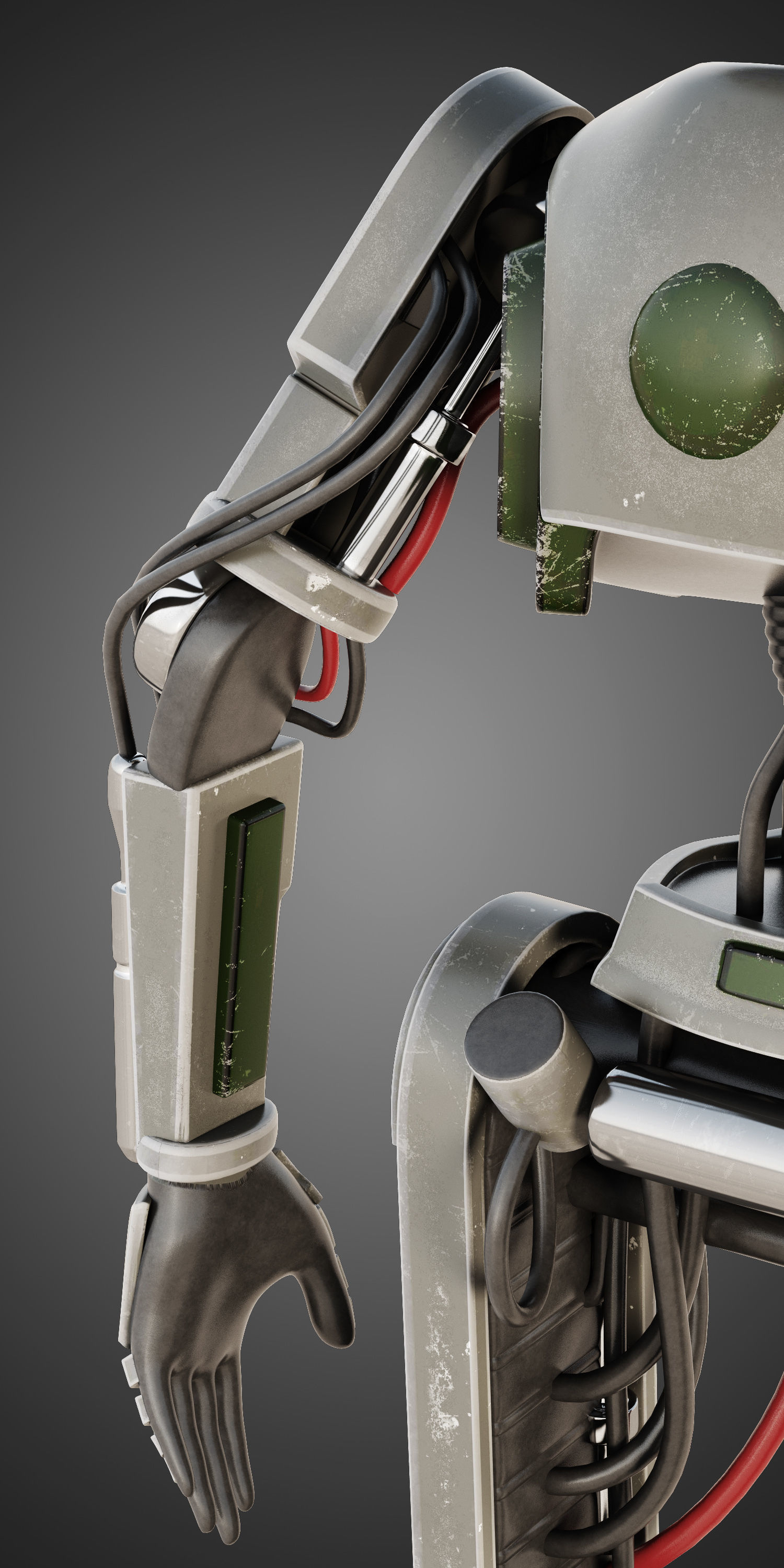 Star Wars L3-37 droid RIGGED 3D model animated rigged | CGTrader