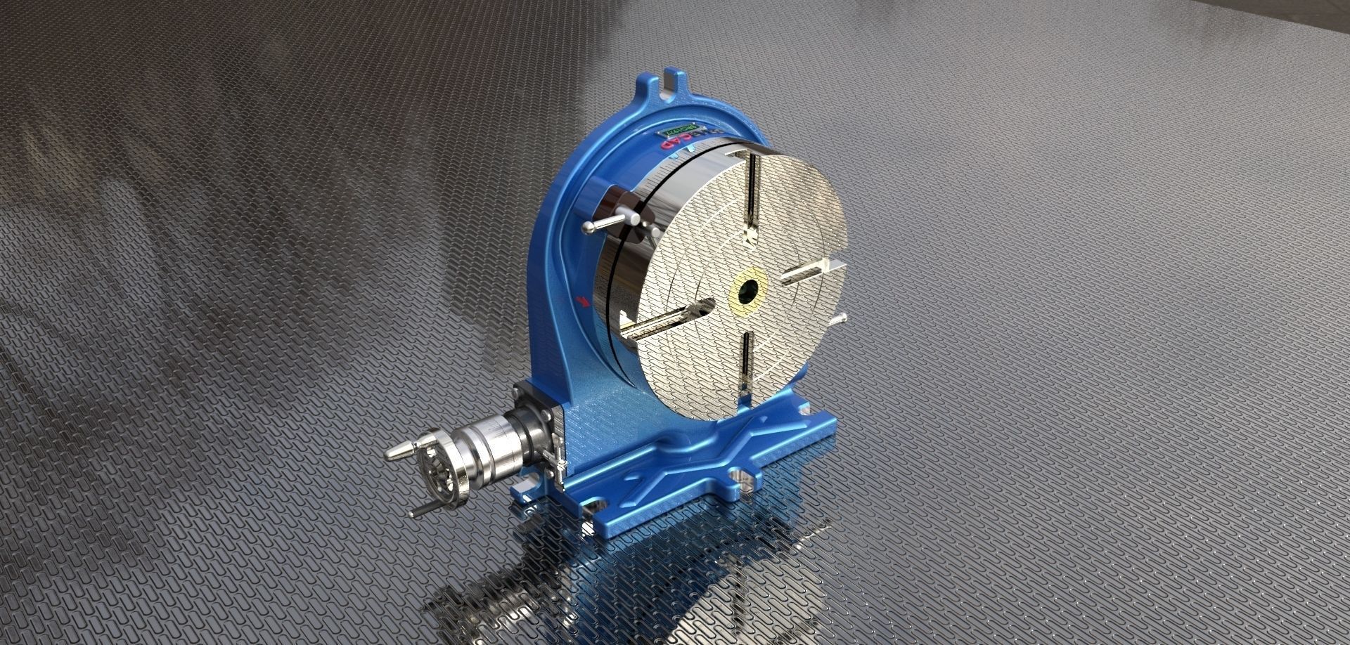 Manual Rotary Table free 3D model | CGTrader