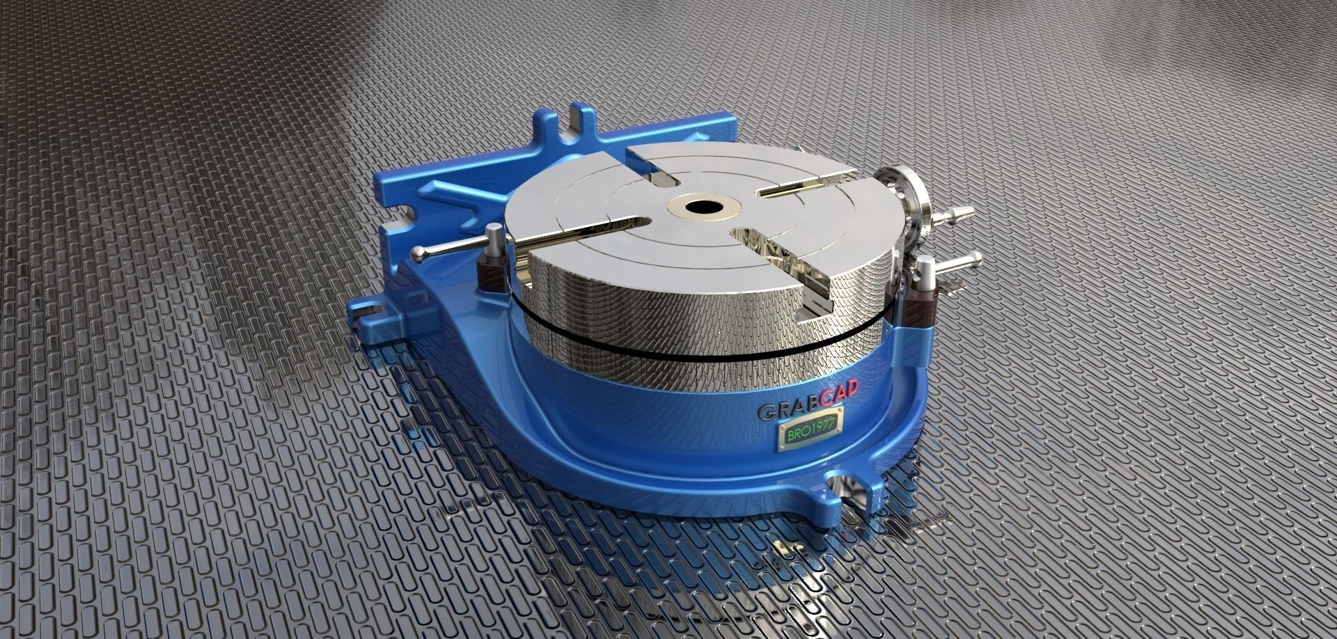 Manual Rotary Table free 3D model | CGTrader