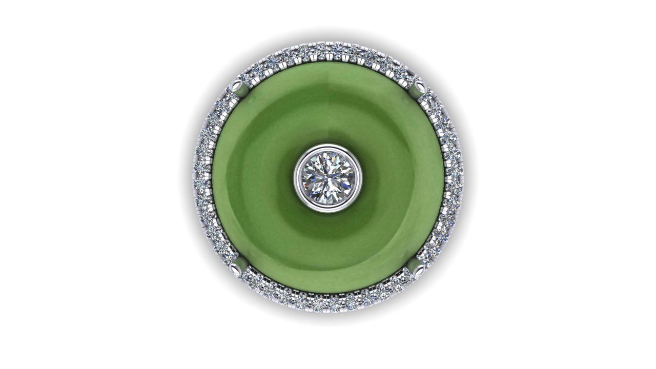 JADE PENDANT 3D model 3D printable | CGTrader