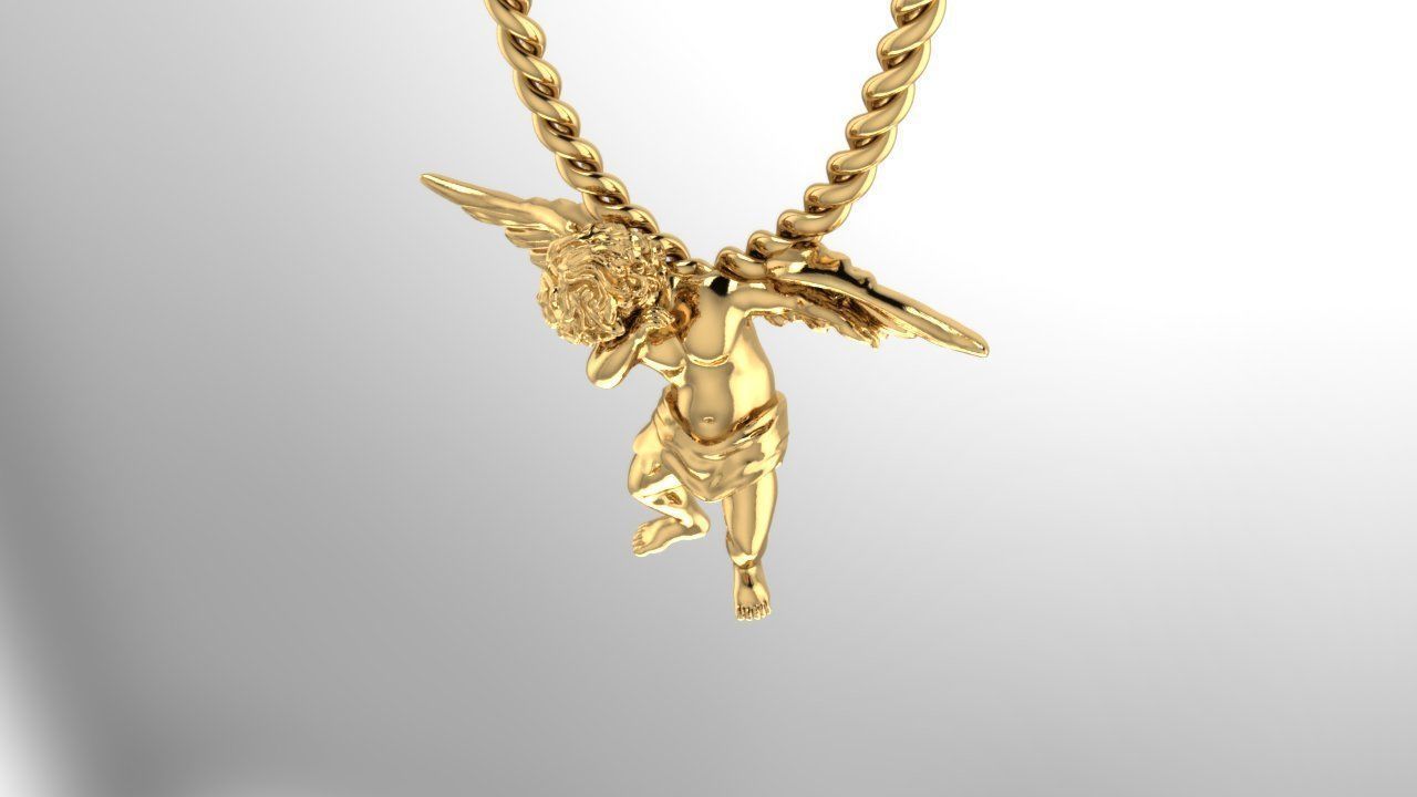 DABBING ANGEL 3D model 3D printable | CGTrader