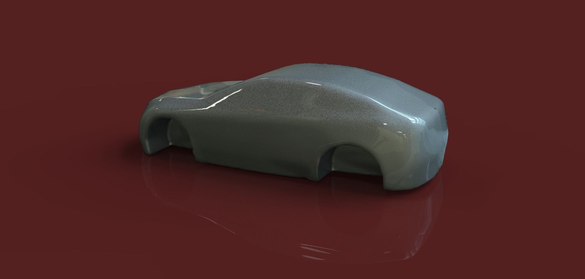 Sedan Car Body free 3D model | CGTrader