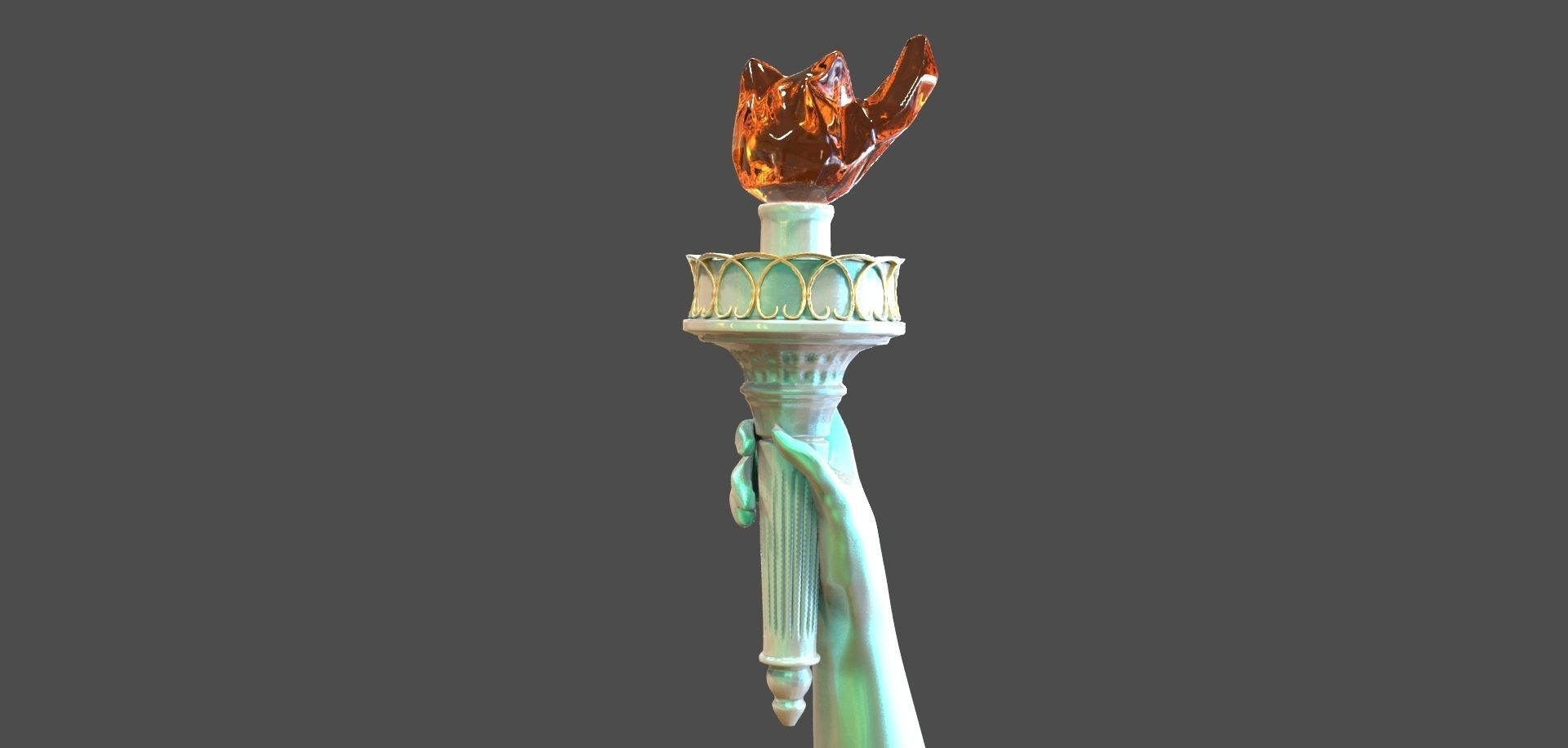 Statue Of Liberty Hand free 3D model | CGTrader