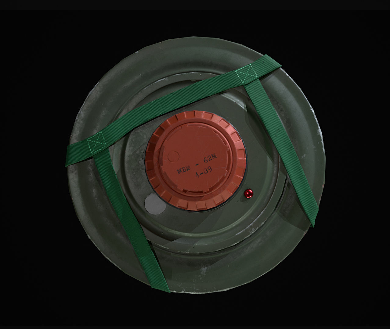 Land mine free VR / AR / low-poly 3D model | CGTrader