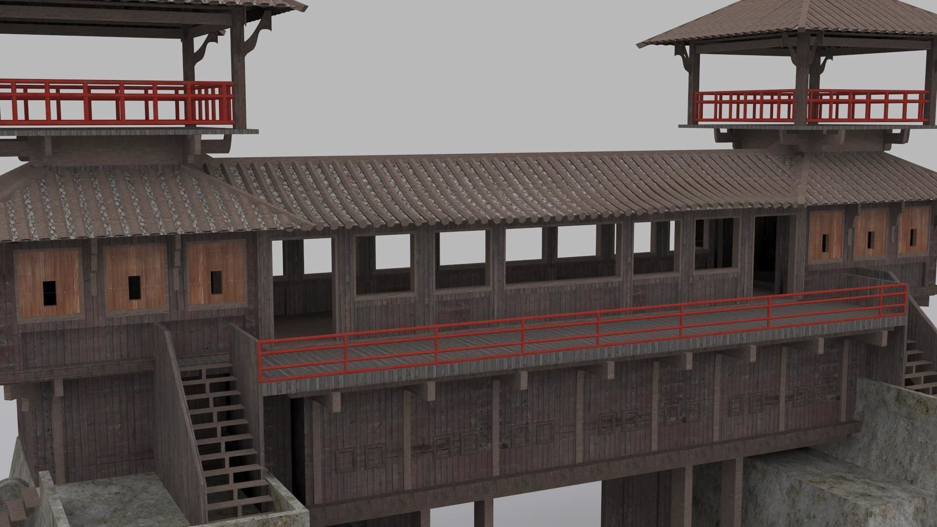 Han Gate 3D model | CGTrader