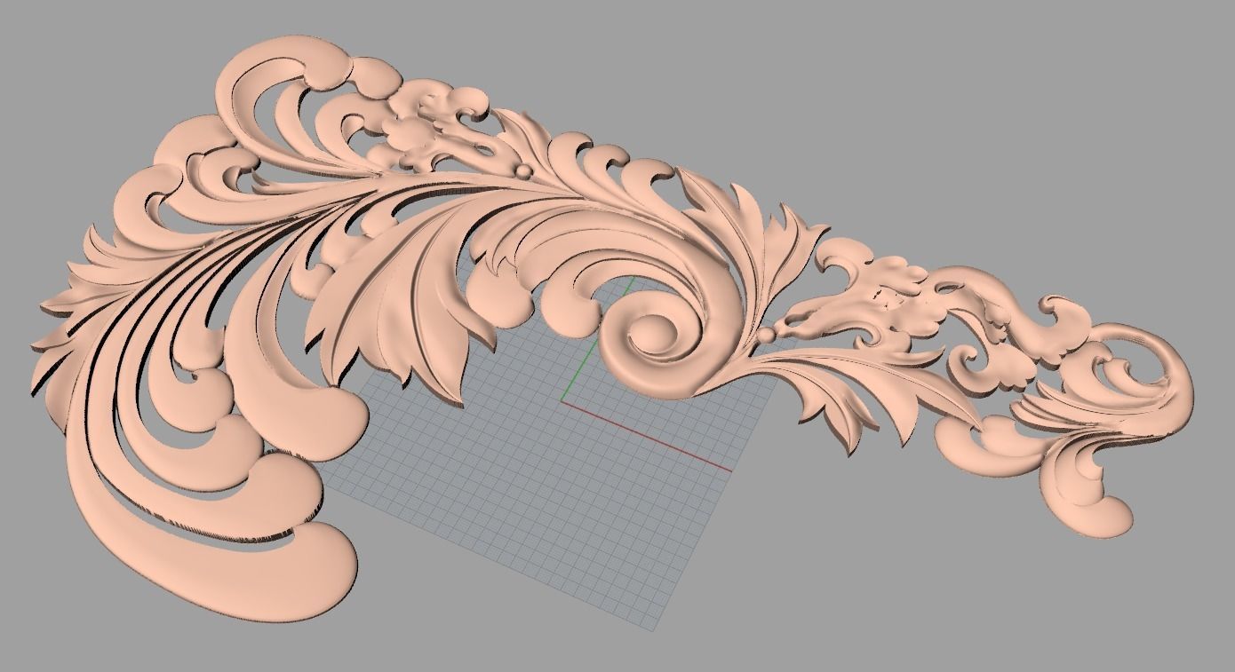 Artcam Aspire 3D relief models STL Files used for CNC E639 3D model ...