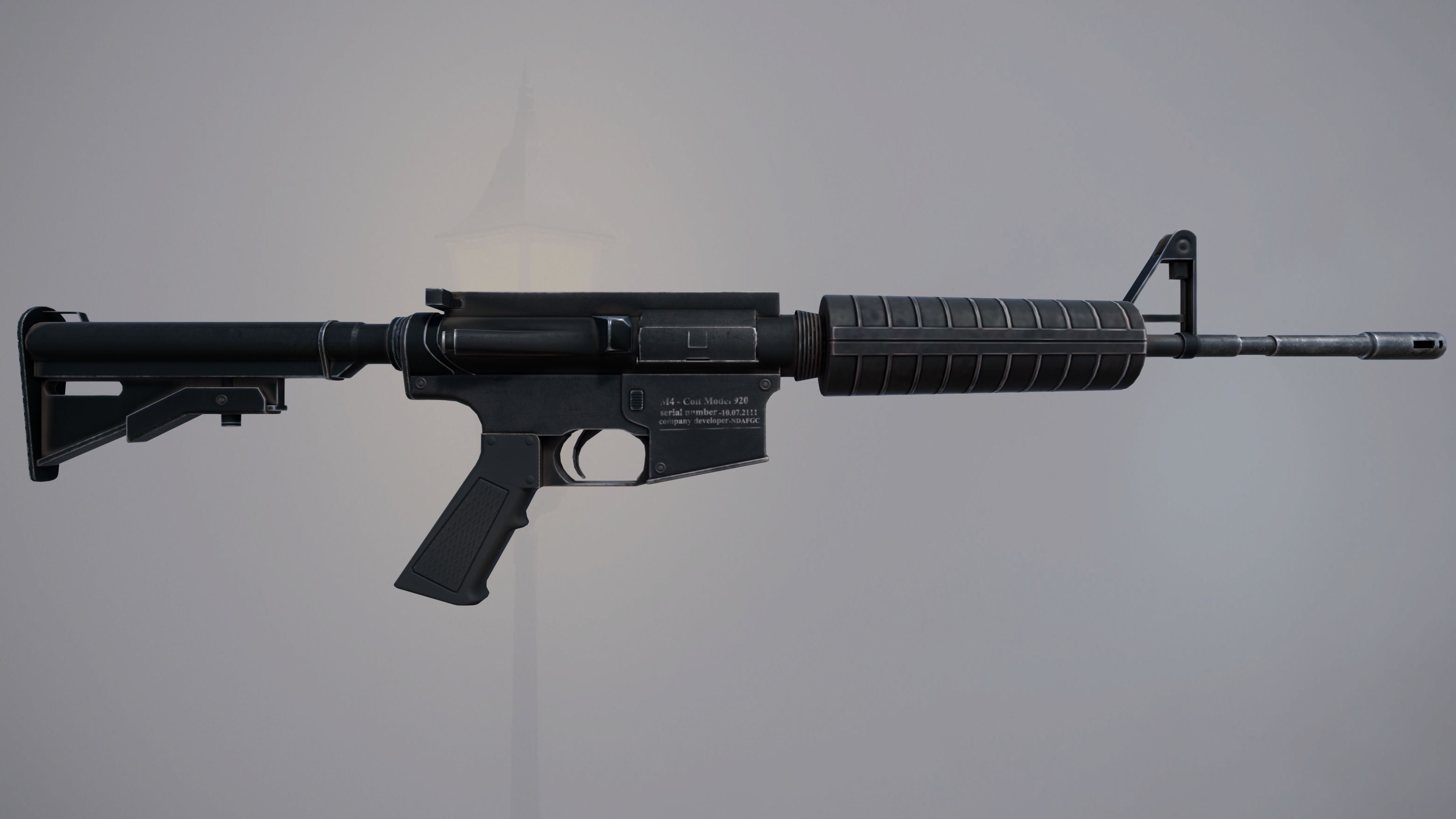 3D model M4 Gun VR / AR / low-poly | CGTrader