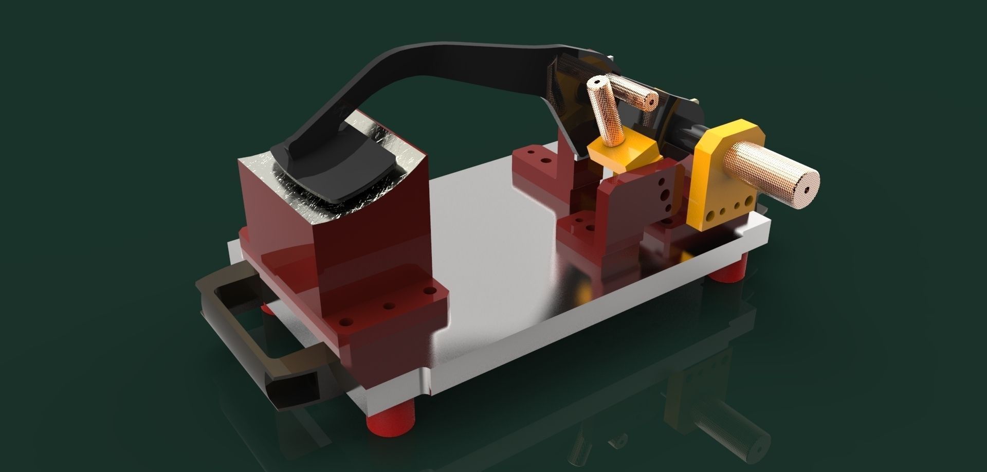 Checking Fixture Arm Brake free 3D model | CGTrader