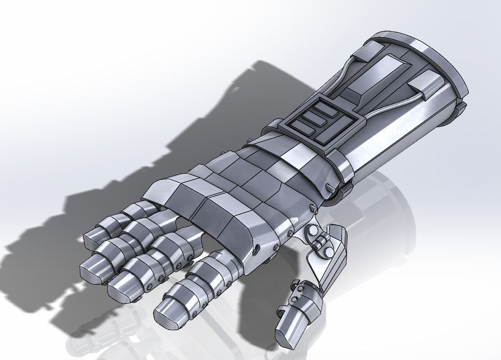 Mandalorian Gauntlet free 3D model 3D printable | CGTrader
