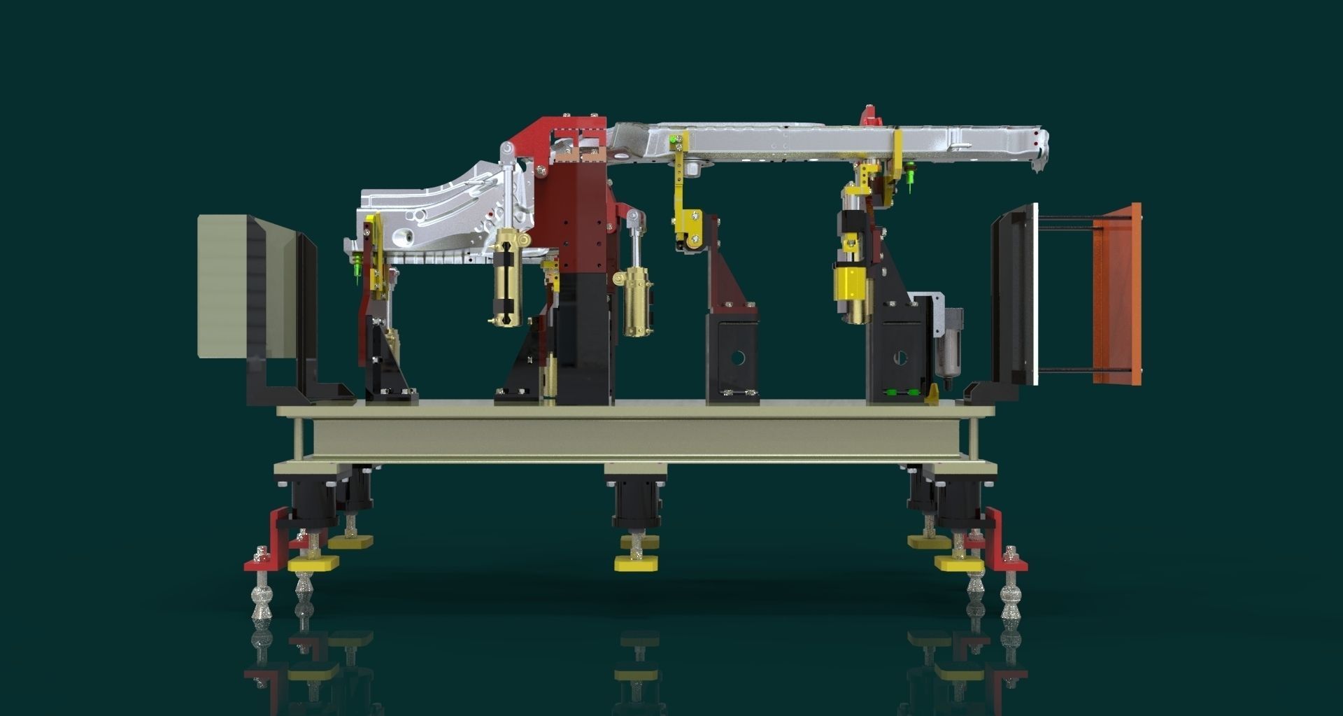 Welding Jigs Assembly free 3D model | CGTrader