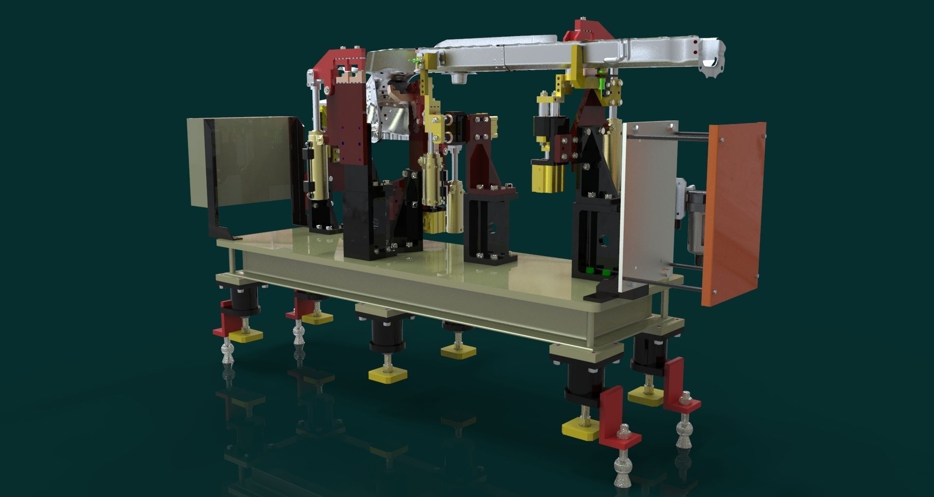 Welding Jigs Assembly free 3D model | CGTrader