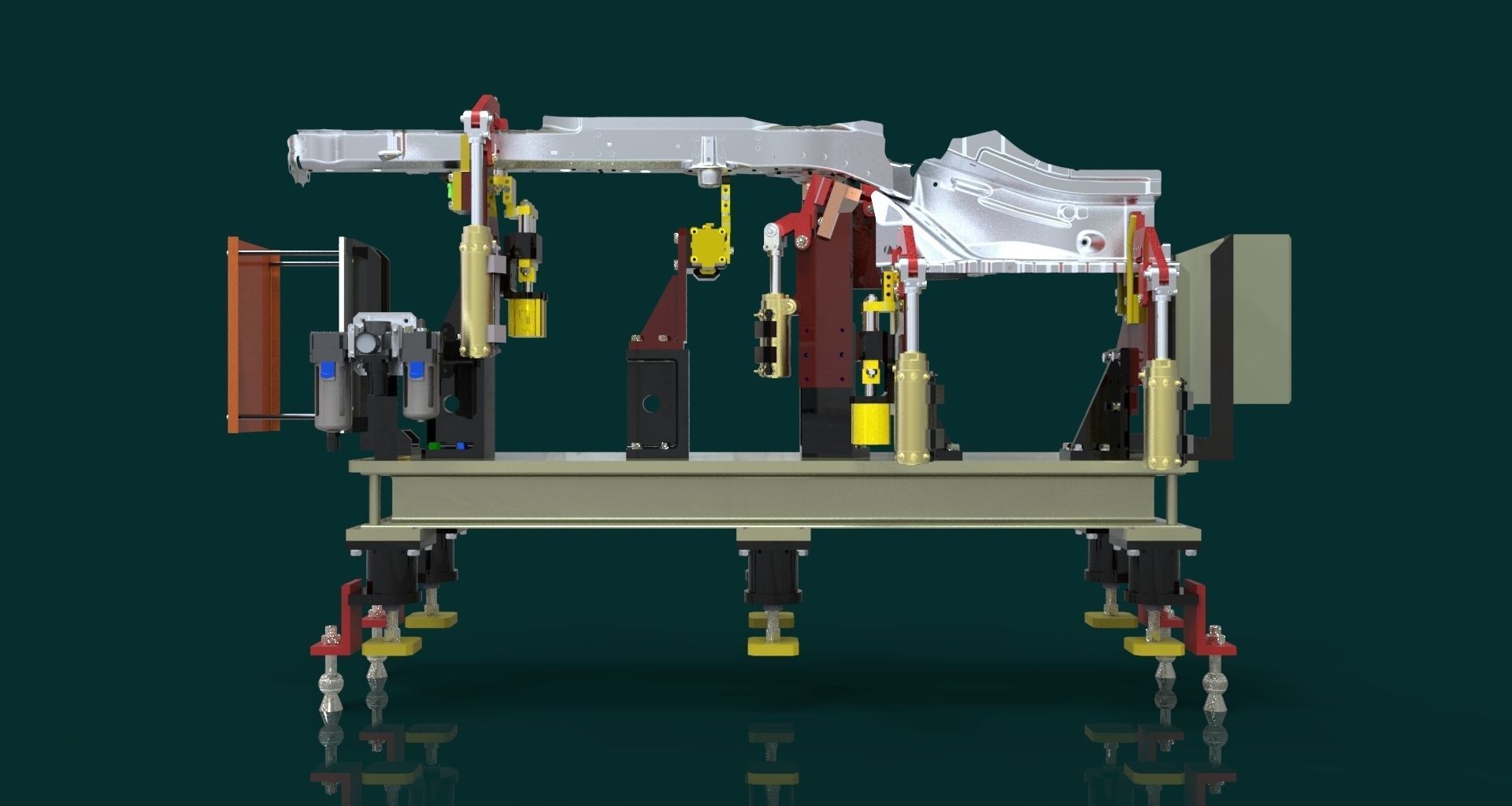 Welding Jigs Assembly free 3D model | CGTrader