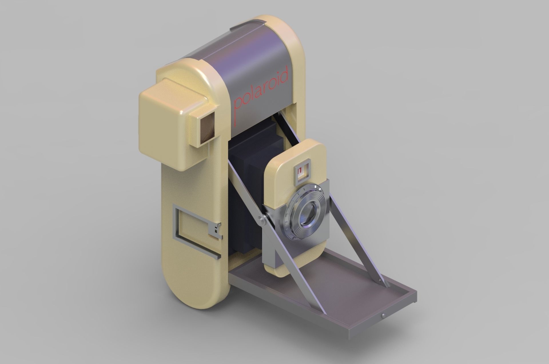 old camera that i modeled in solidworks rendered in keyshot 3D model ...