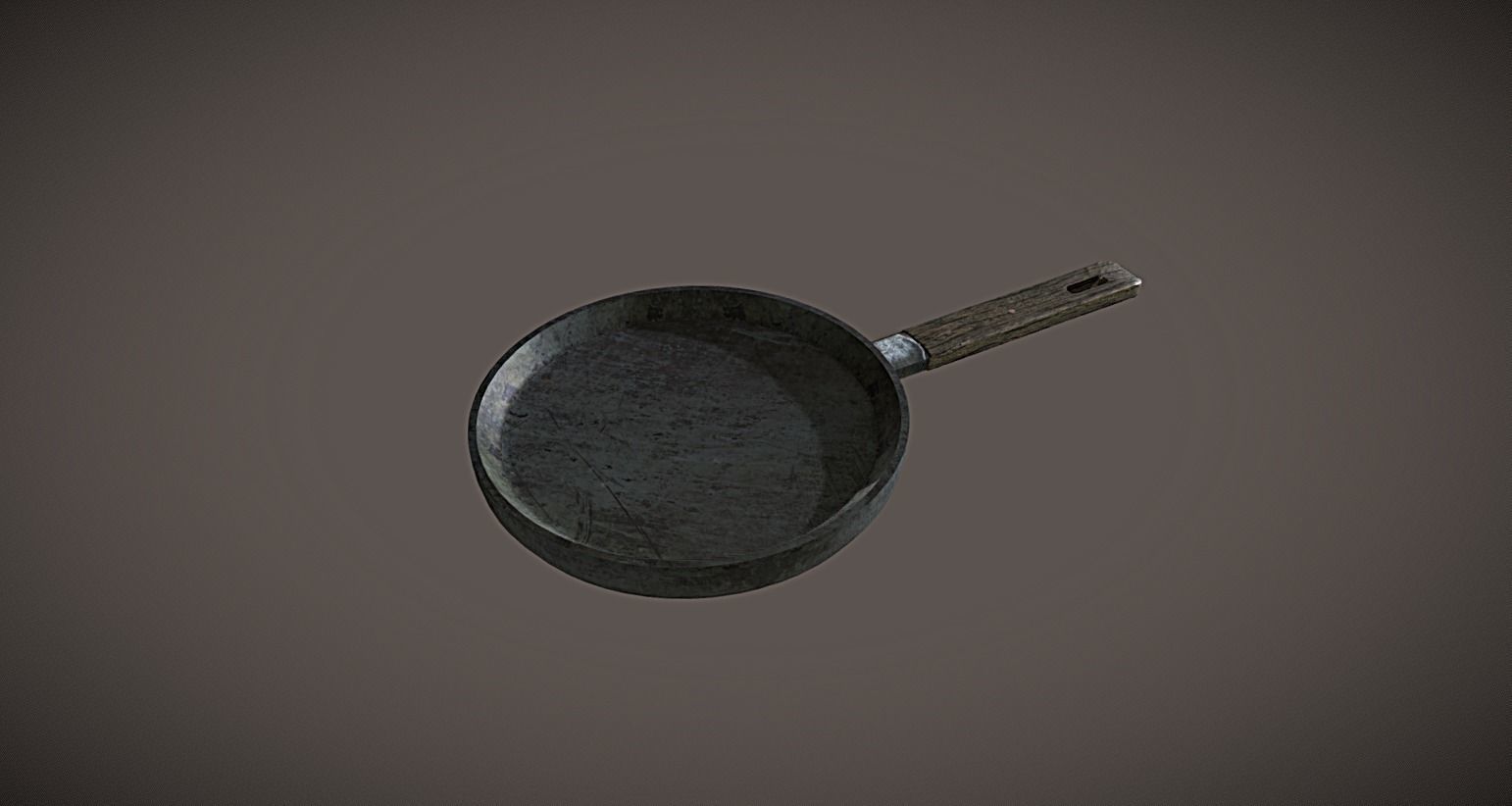 3D model Old frying pan VR / AR / low-poly | CGTrader