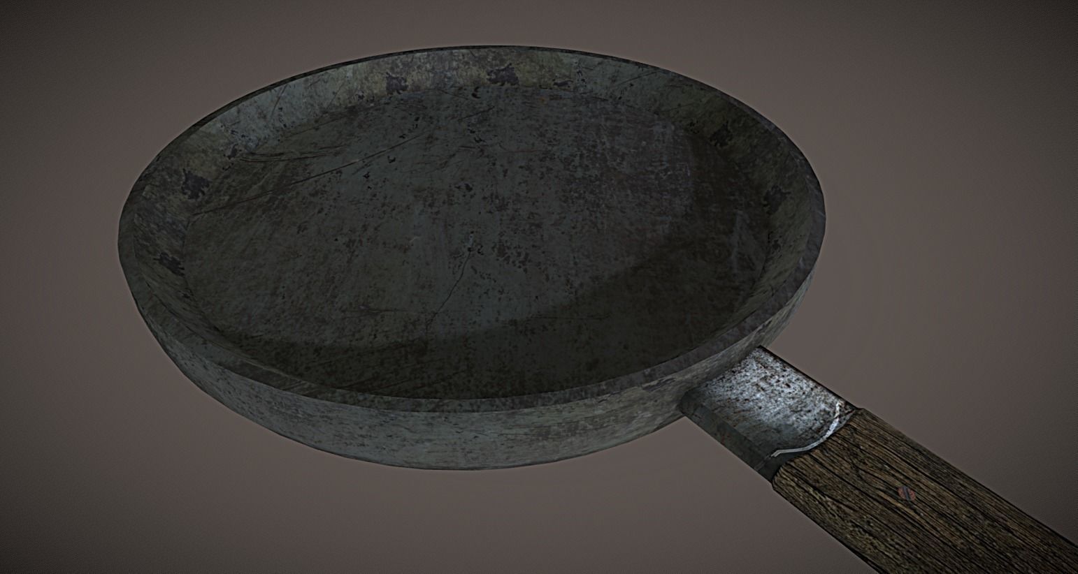 3D model Old frying pan VR / AR / low-poly | CGTrader