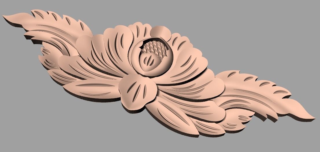 Door Design 3d Relief Model Stl Format File For Cnc Carving E695 3d