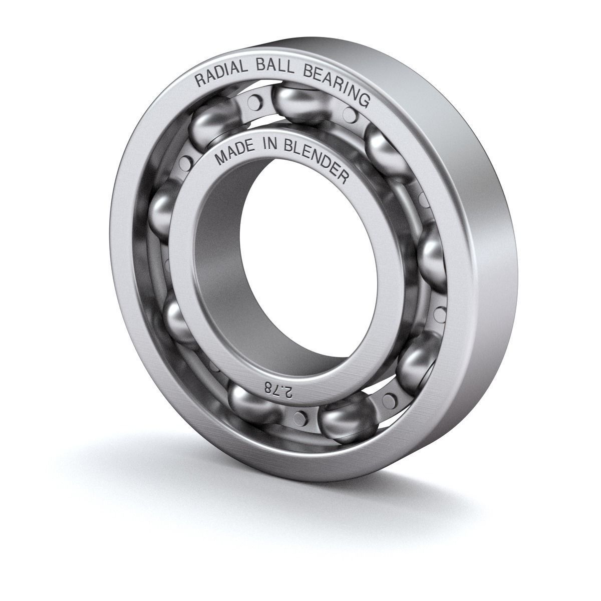 Radial Ball Bearing 3D model | CGTrader