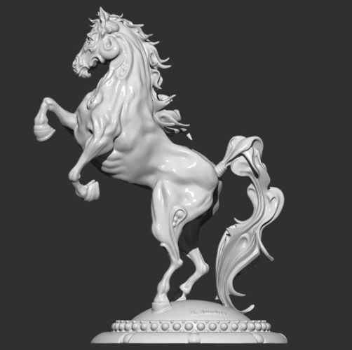 Horse 3D Model 3D printable STL - CGTrader.com