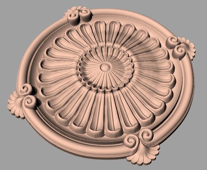 Door Design 3d Relief Model Stl Format File For Cnc Carving E671 3d