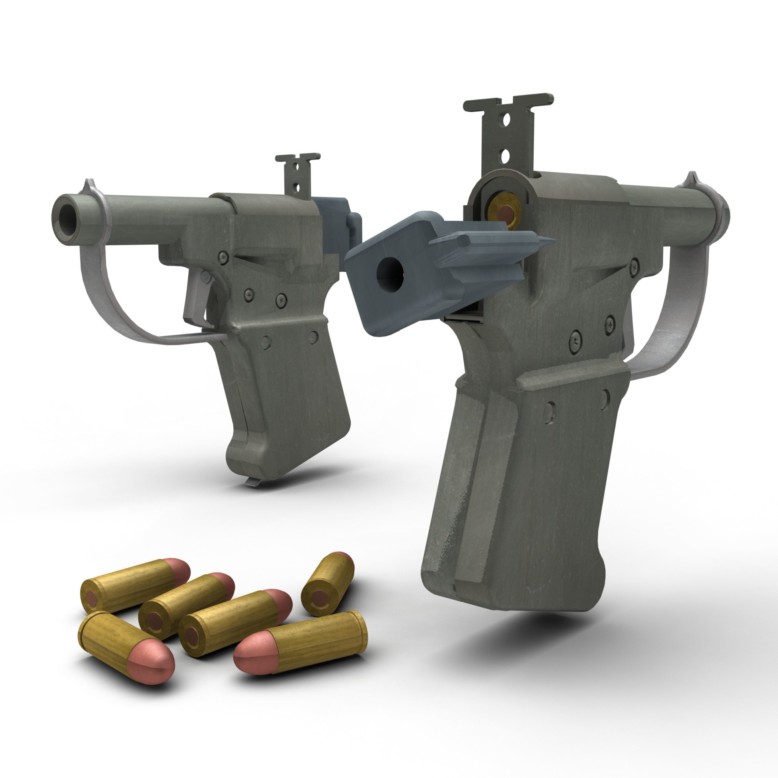 FP-45 Liberator Pistol 3D model | CGTrader