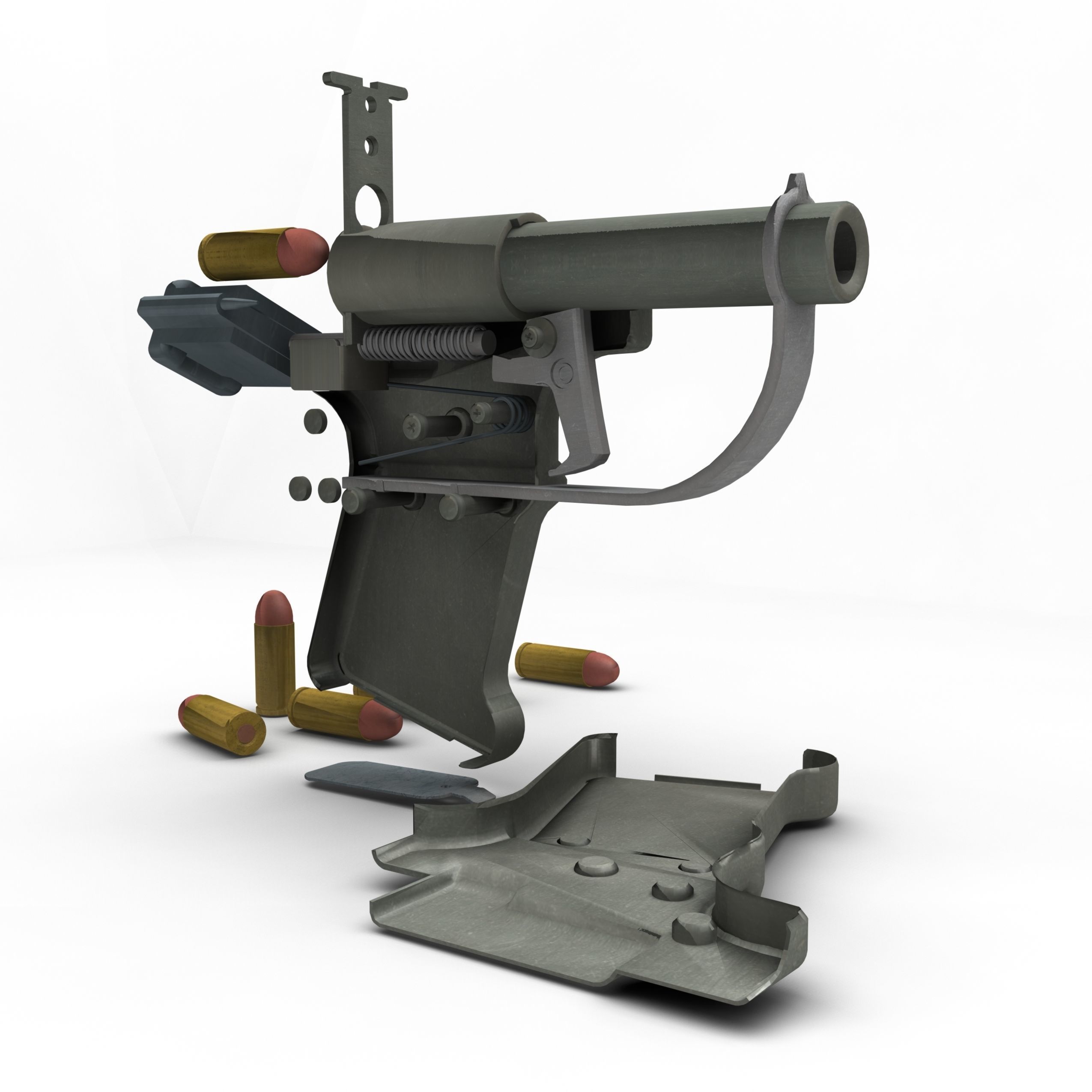 FP-45 Liberator Pistol 3D model | CGTrader