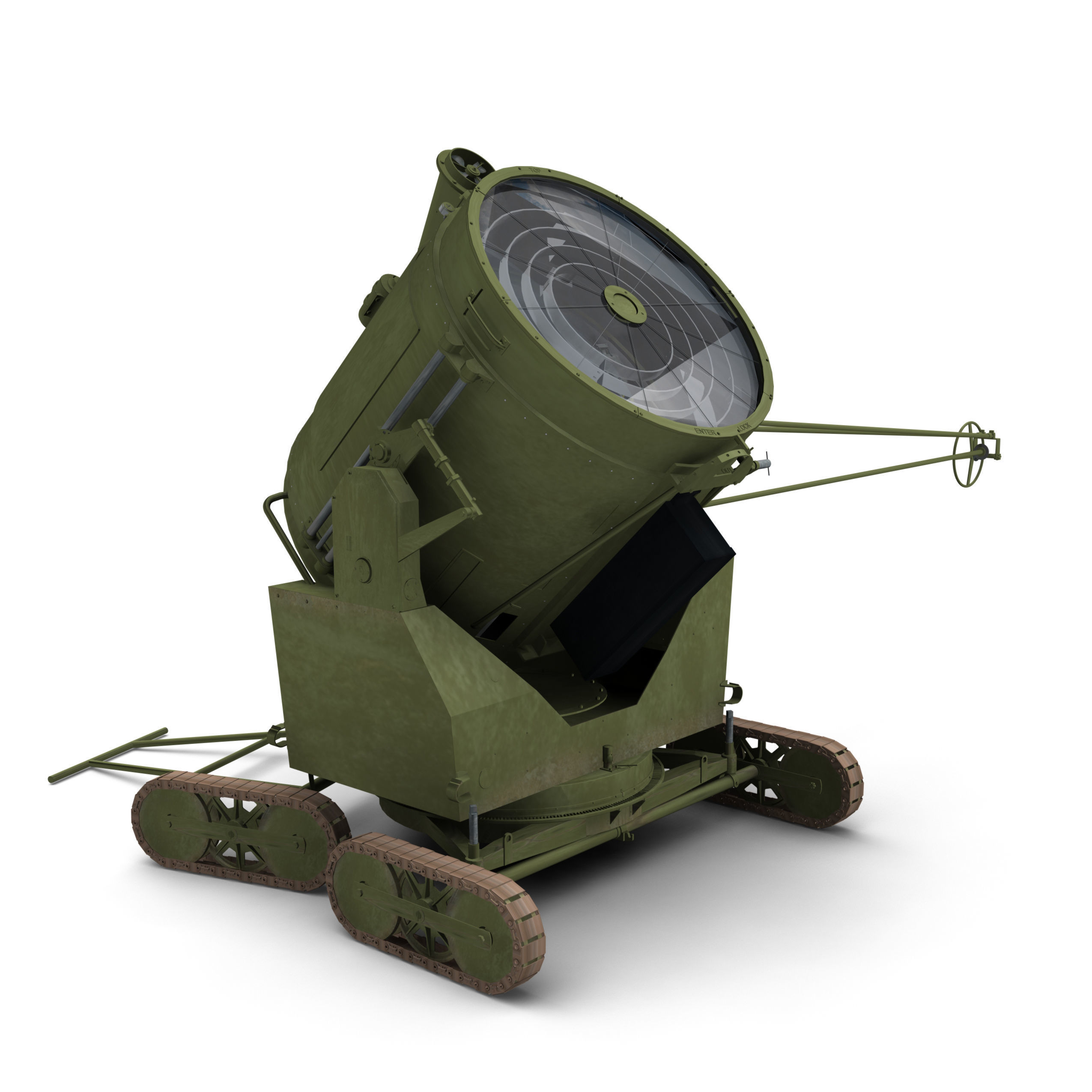 90cm Searchlight 3D model | CGTrader