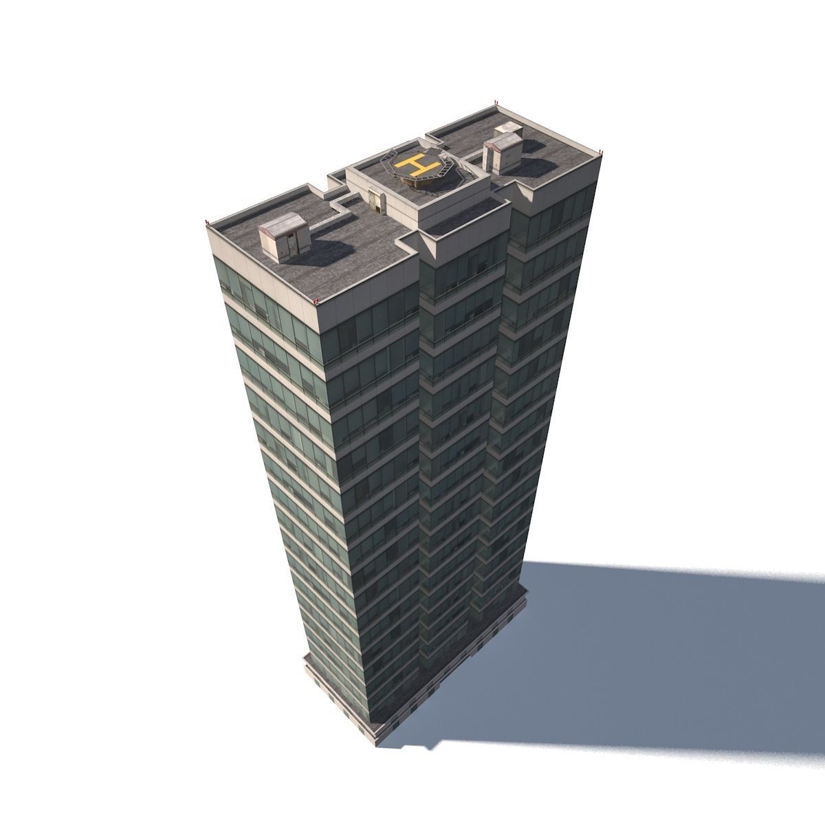 3D model High Rise Pack of 3 VR / AR / low-poly | CGTrader