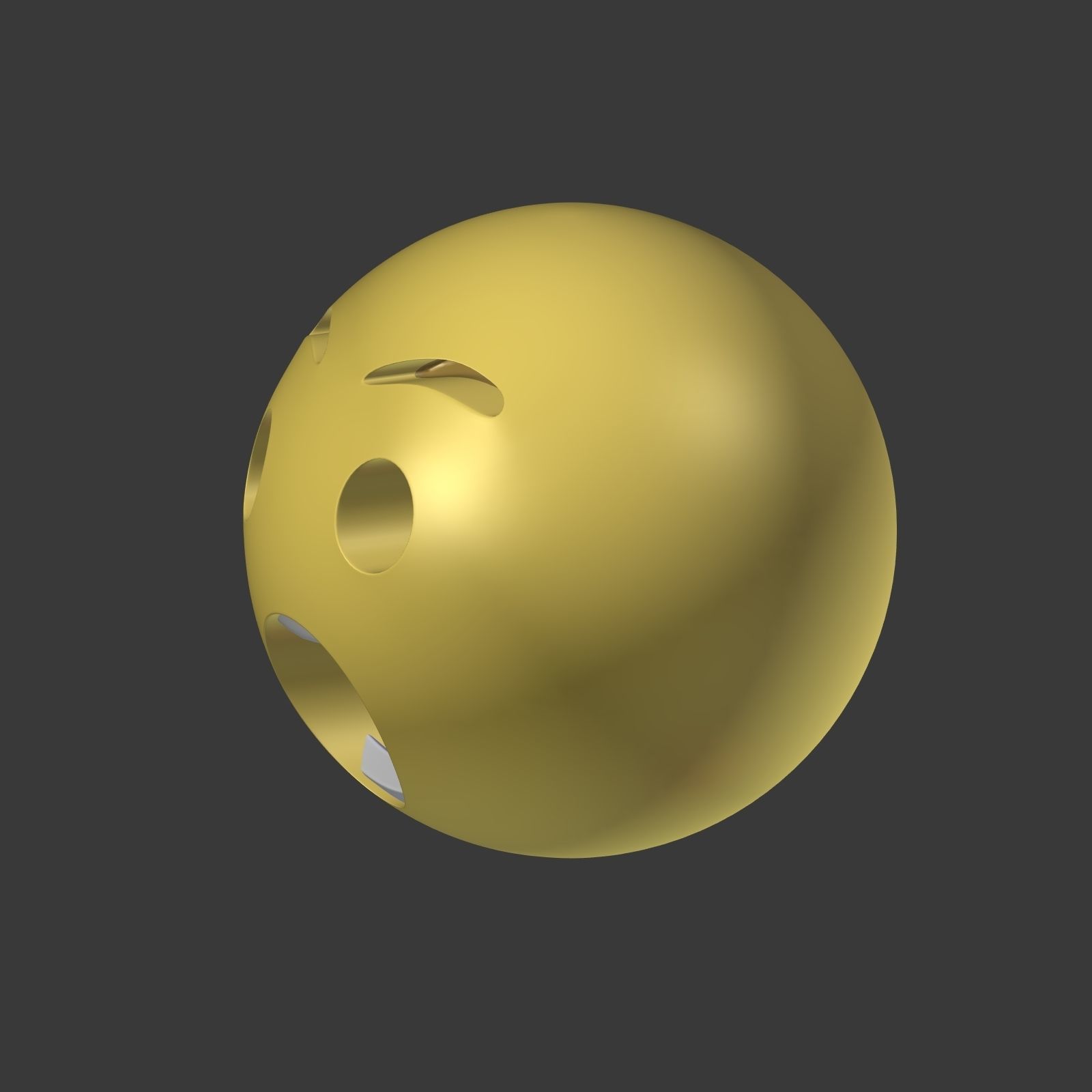 3D model Surprised Smiley VR / AR / low-poly | CGTrader