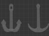 Low poly anchors two free VR / AR / low-poly 3D model | CGTrader