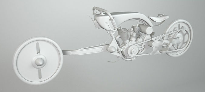 MOTOMOTIVE 1 motorcycle 3D model | CGTrader