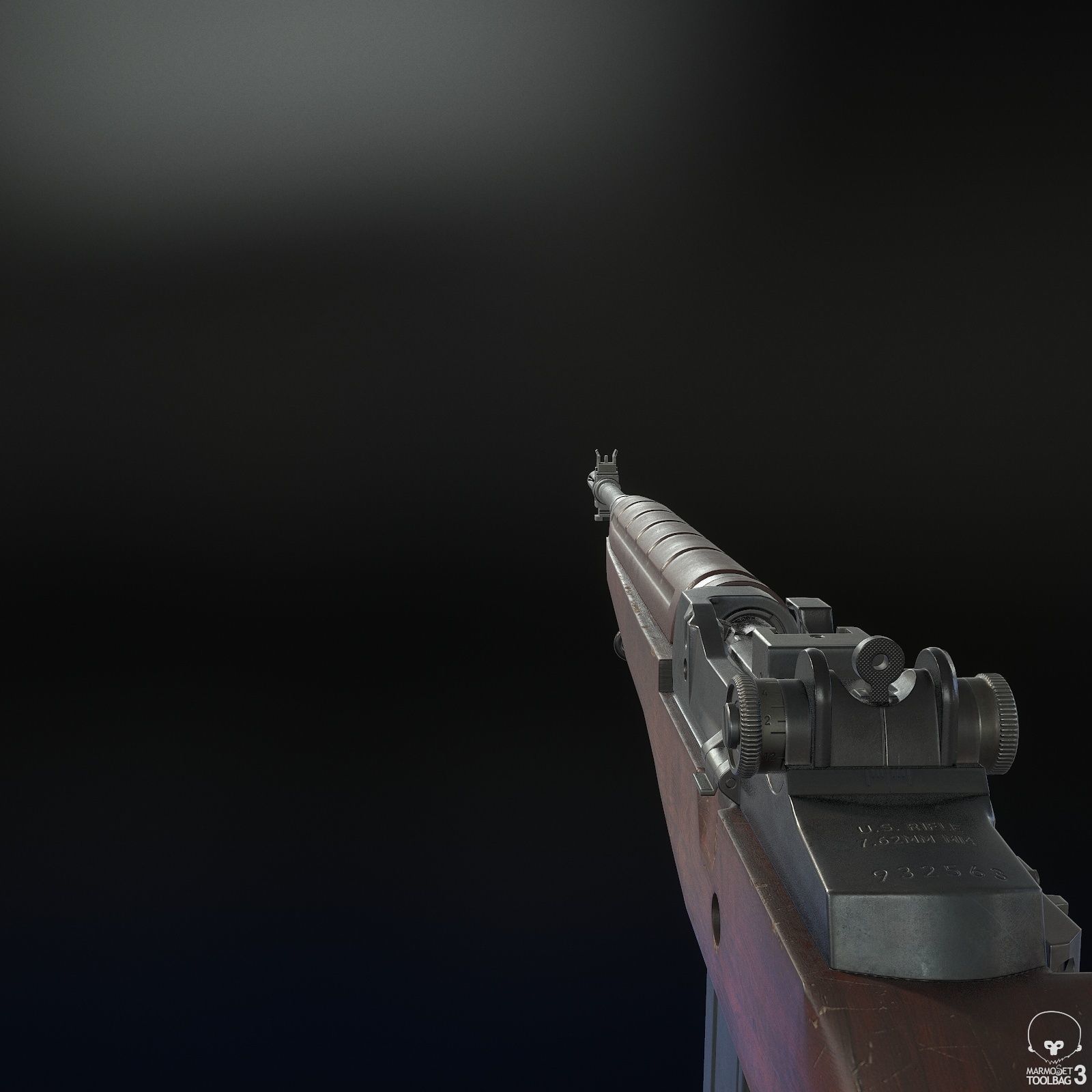 3D model M14 Rifle VR / AR / low-poly | CGTrader