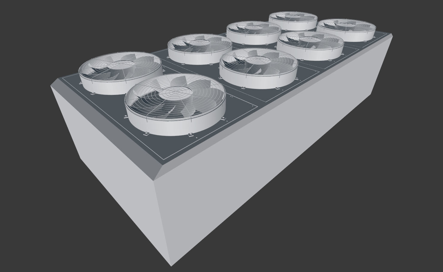 Industrial Ventilation Fan free 3D model | CGTrader