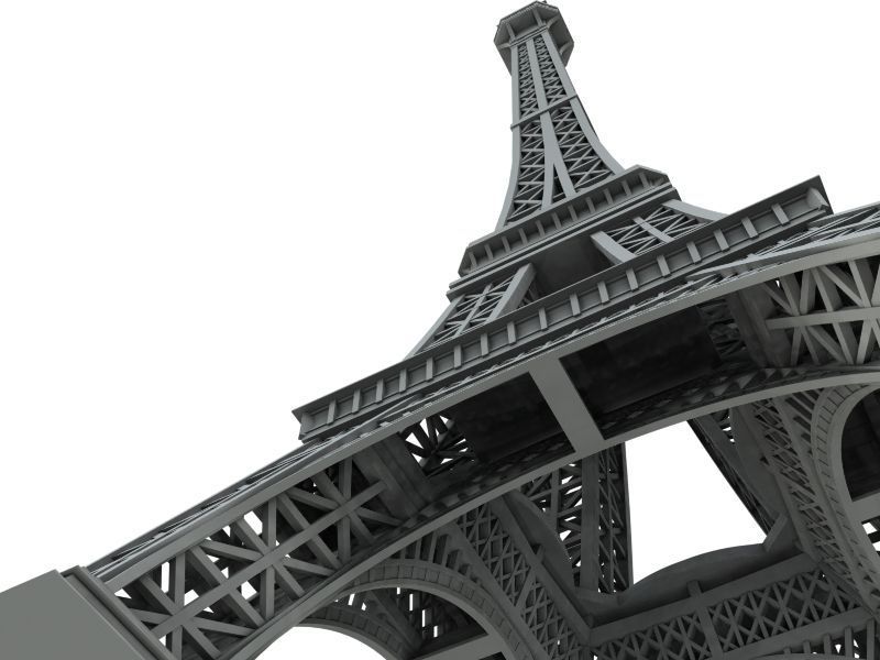 3D Printable - Eiffel Tower 3D Model 3D printable .max .obj .stl ...