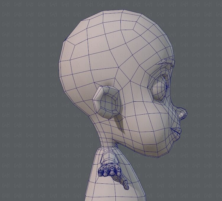 3D model Base mesh boy character V02 VR / AR / low-poly | CGTrader