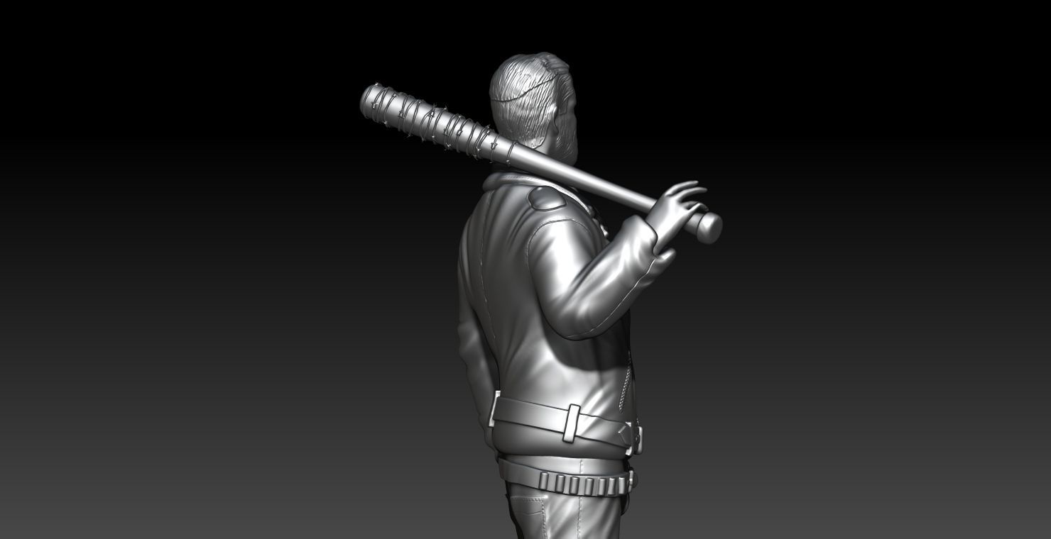 Negan The Walking dead 3d print 3D model 3D printable | CGTrader