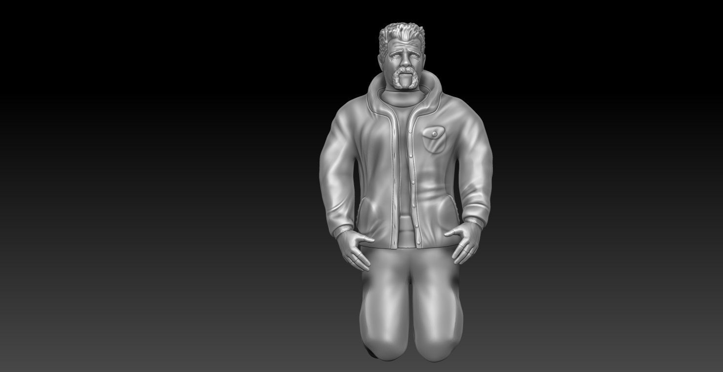 Abraham The Walking Dead 3d print 3D model 3D printable | CGTrader