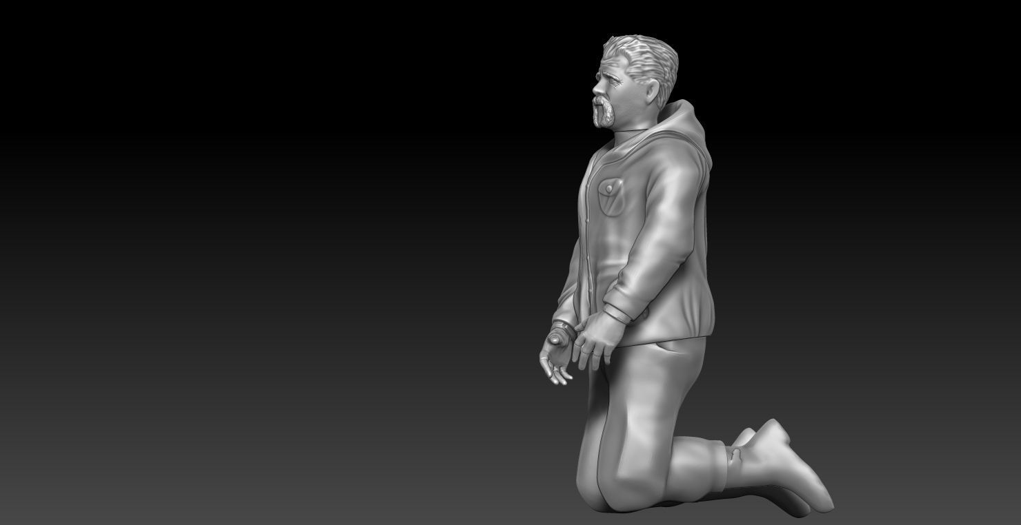 Abraham The Walking Dead 3d print 3D model 3D printable | CGTrader