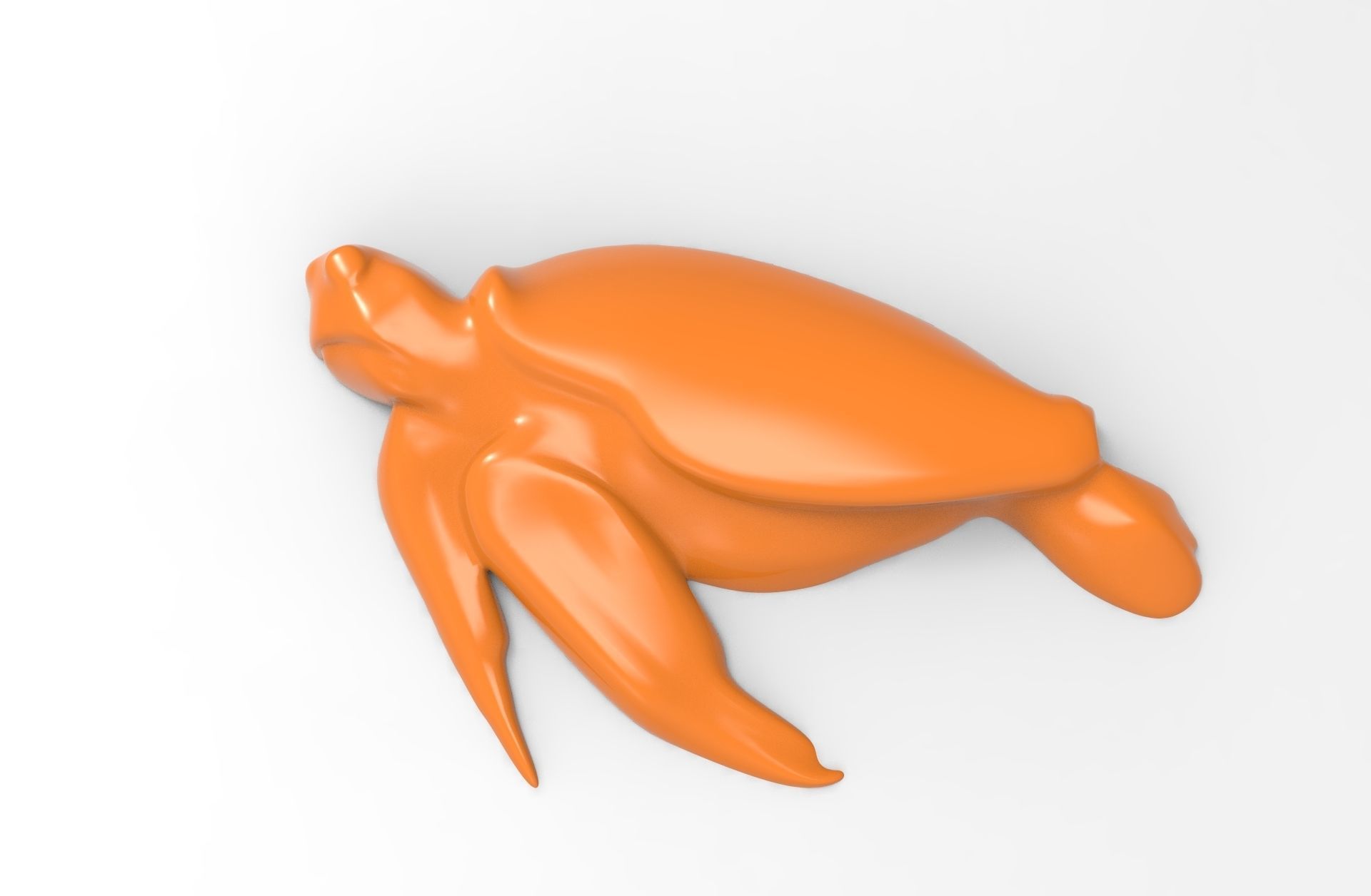 Printable Sea Turtle Relief 3D model 3D printable | CGTrader