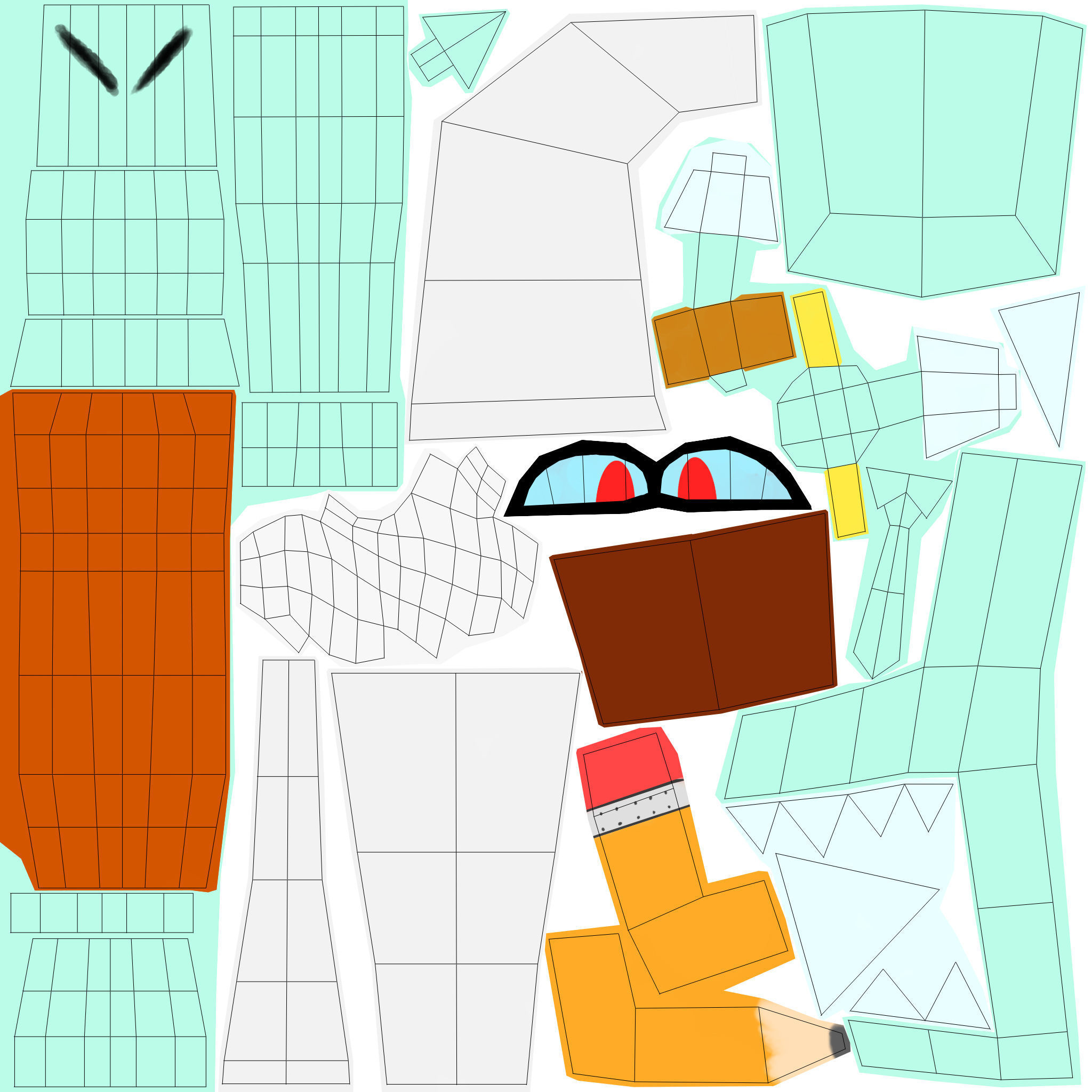 3D model Cardboard Monster VR / AR / low-poly | CGTrader