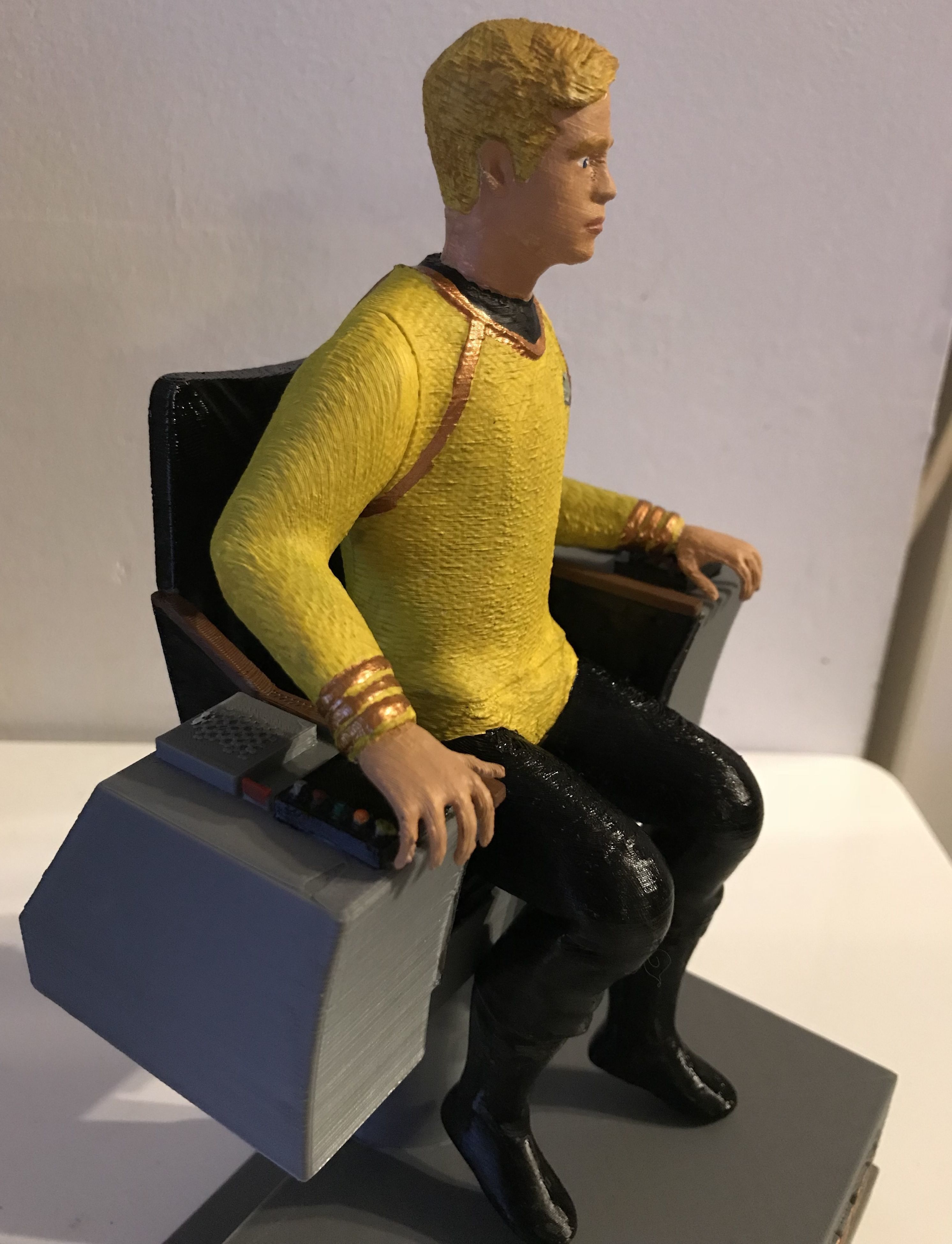 Kirk Star Trek 3d print part1 3D model 3D printable | CGTrader